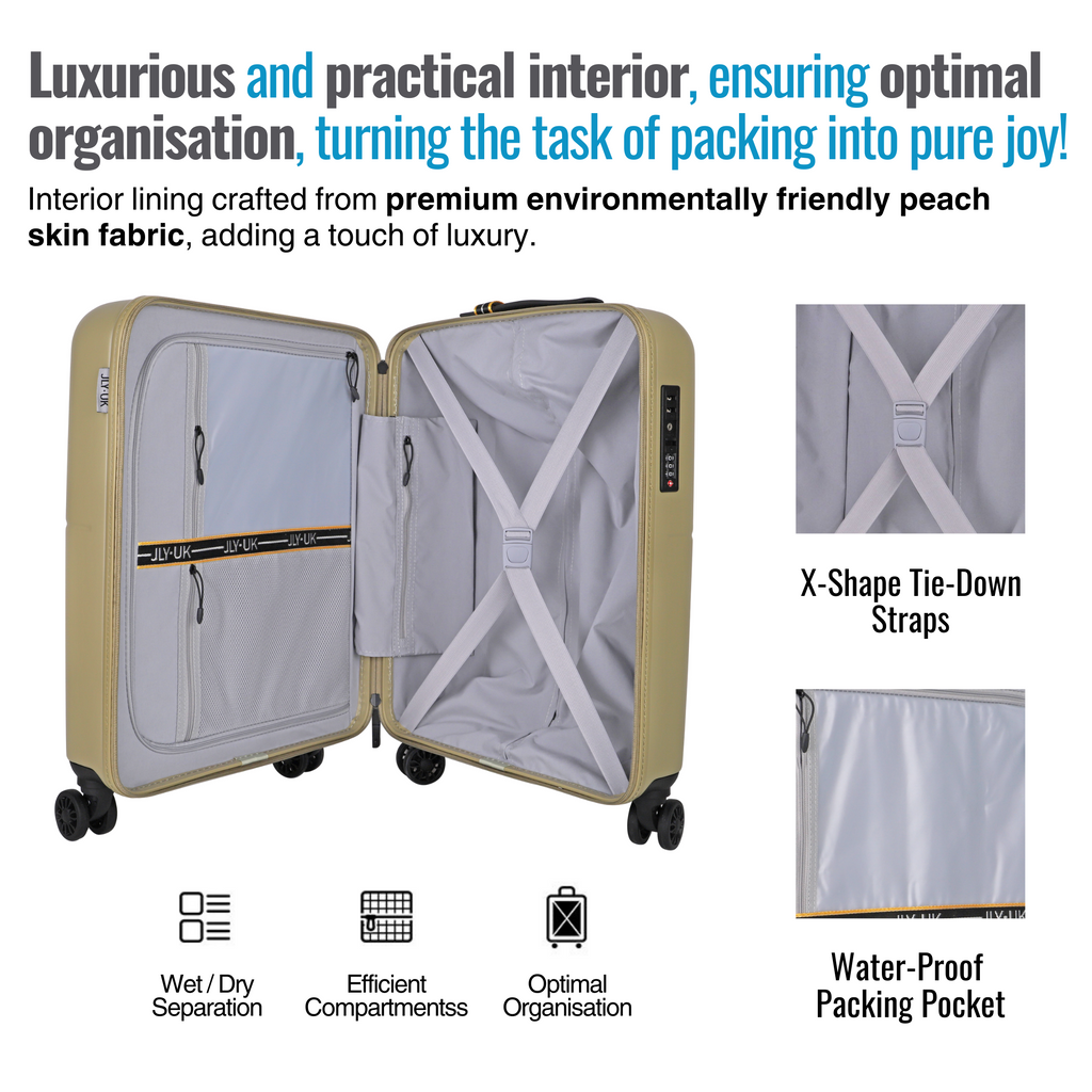 Hassle-Free Travel UK Best Suitcase - Large (77.5cm) | JLY Luggage